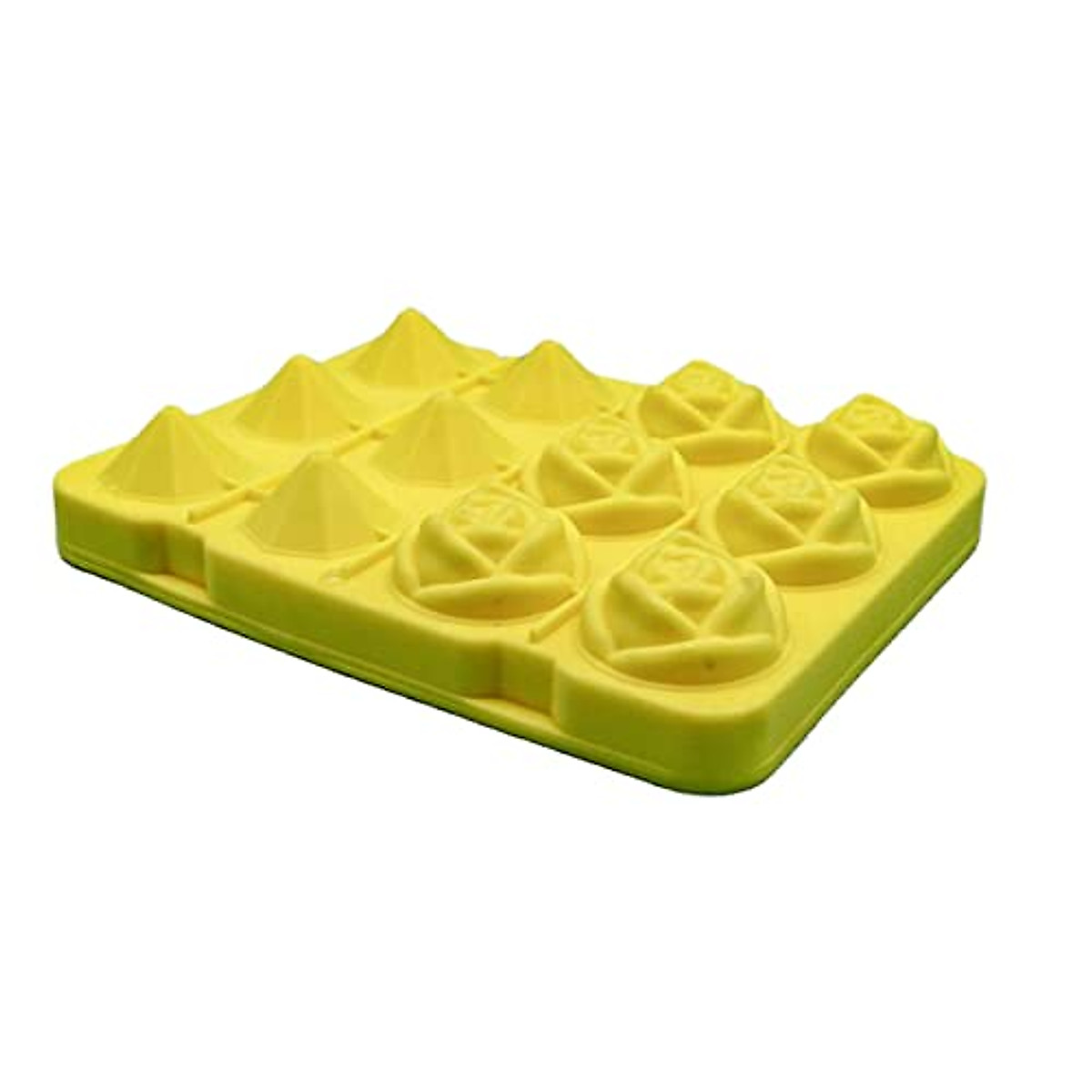 Rose Flower Ice-Cubes Tray Mold Reusable Ice-Cubes Maker Resin Mold Silicone Ice-Cream Molds Party Bar Kitchen-Tools Rose Flower Mold