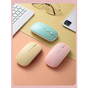 AnMengXinLing Rotating Keyboard Case for iPad 9th /8th /7th Gen 10.2 Inch, Vertical Case for iPad 9/iPad 8/iPad 7 with Detachable Keyboard Mouse,Clear Cover with Pencil Holder, Blue