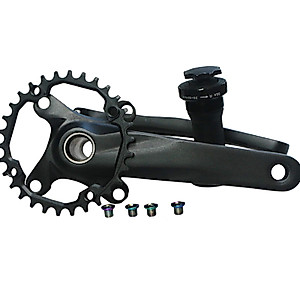 GANOPPER 30T MTB Crankset 1X Mountain Bike Crank Arm Set 170mm with 68mm 73mm BSA Bottom Bracket for MTB BMX Road Bicycle