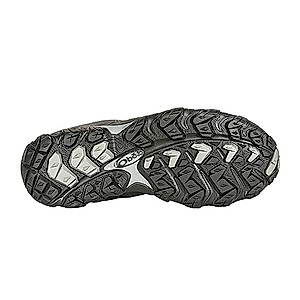 Oboz Men's Bridger Low B-Dry Waterproof Hiking Shoe, Dark Shadow, 10.5