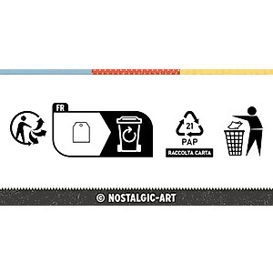 Nostalgic-Art Retro Enamel Cup, 12.2 oz, Vespa – Service – Gift idea for scooter fans, Camping Mug, Vintage design