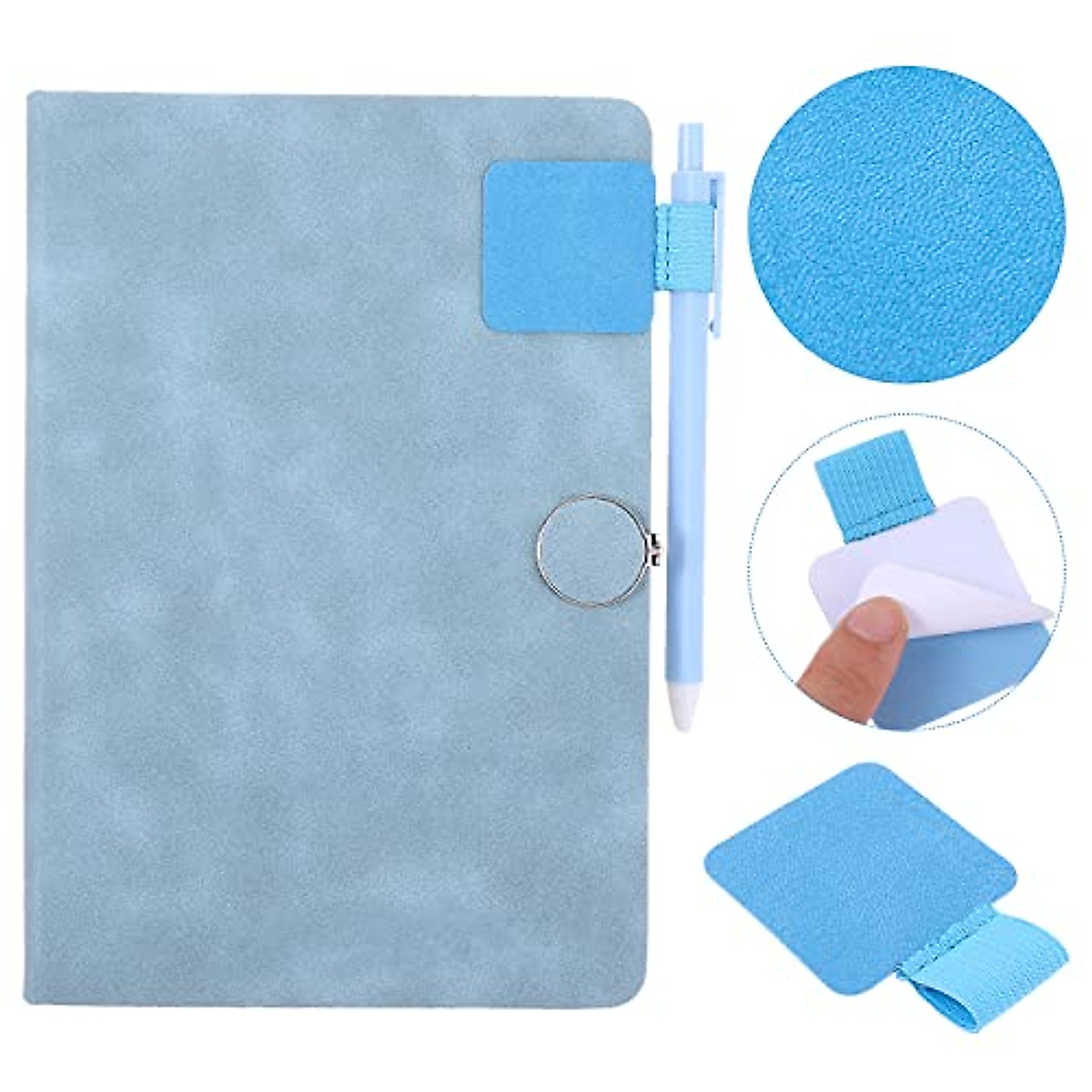 Teaaha 10Pcs Notebook Pen Holder Planner Pen Holder For Notebook Adhesive Pen Loop Holder Elastic Pencil Pen Holder Loop Designed For Notebooks Journals Calendars Pen Loops With 10 Colors