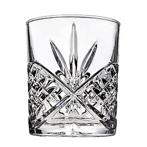 Godinger Dublin Double Old Fashioned Glasses, 11oz, Set of 4