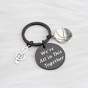 ENSIANTH High School Inspired Gift We’re All in This Together Graduation Gift for Friends Musical Inspired Gift (Together Key-B)