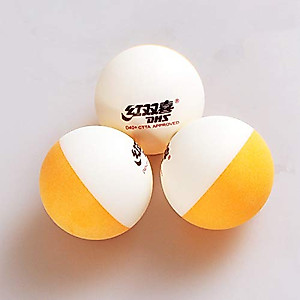 DHS 40+ ABS Bi Color Table Tennis Balls (10 Balls)