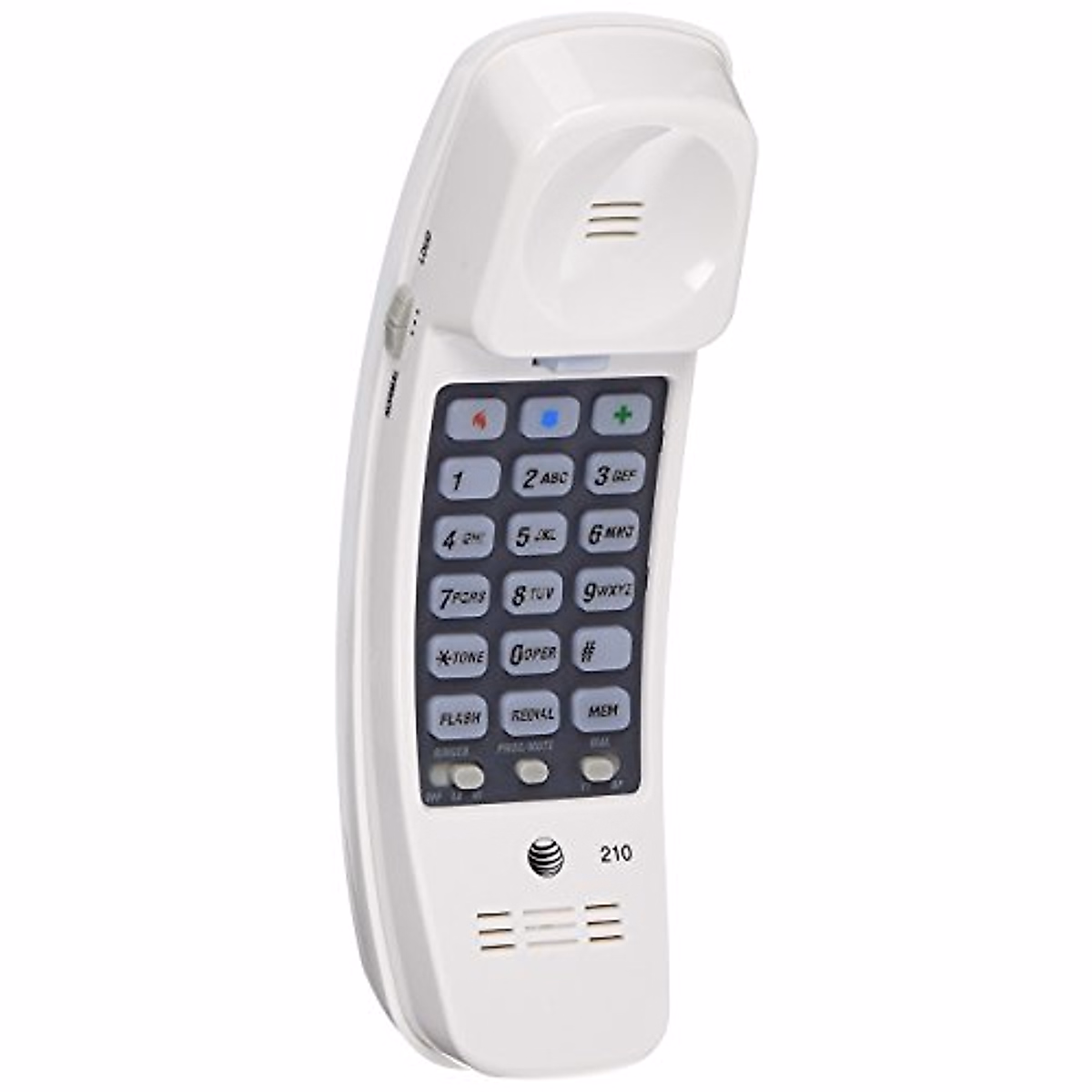 ATT 210 Corded TRIMLINE Phone with 13-Number Memory