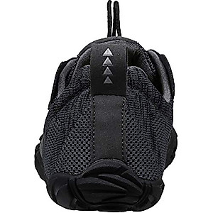 WHITIN Men's Trail Running Shoes Minimalist Barefoot 5 Five Fingers Wide Width Toe Box Size 8.5 Gym Workout Fitness Low Zero Drop Hiking Road Runners Flat Sneakers Weightlifting Minimus Grey 41