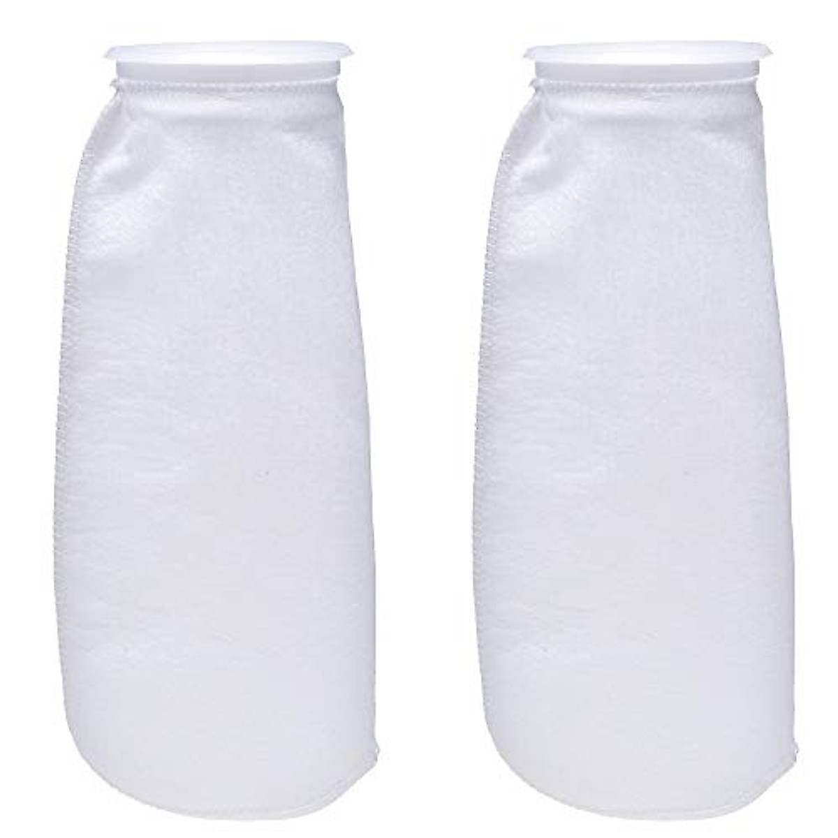 ALEGI Aquarium Filter Socks 4 inch by 14 Inch Long, 200 Micron - 4 Inch Ring Aquarium Felt Filter Bags - 10Pack