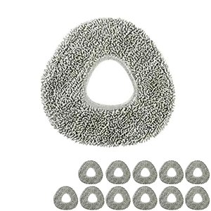 DrAer Replacement Mop Cloth - Replenishment Kit Compatible with Narwal Freo / J3 / J4 / J4 lite Robtic Vacuum Cleaner Robot, 12 Gray Microfiber Mop Pads