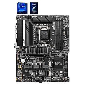 MSI Z590-A PRO ProSeries Motherboard (ATX, 11th/10th Gen Intel Core, LGA 1200 Socket, DDR4, PCIe 4, M.2 Slots, USB 3.2 Gen 2, 2.5G LAN, DP/HDMI)