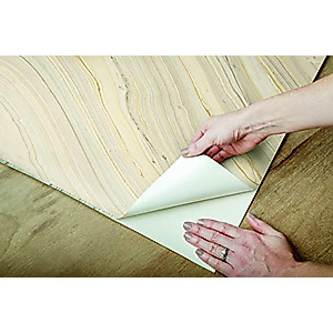 Decor Direct Frisco 20' L x 27" W Onyx Peel and Stick Wallpaper