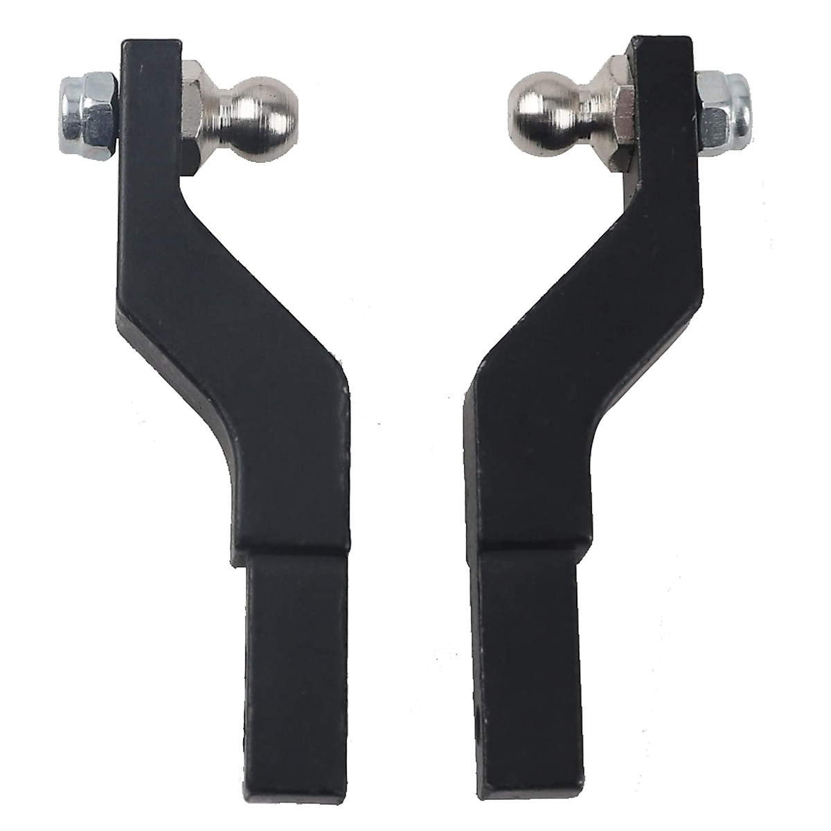 2PCS HIRCQOO 1/10 RC Decorations Accessories Metal Tow Trailer Drop Hitch Receiver Compatible with Traxxas TRX-4 Tamiya CC01 Axial SCX10 D90 Redcat HSP 90046 D110 1/10 RC Crawler