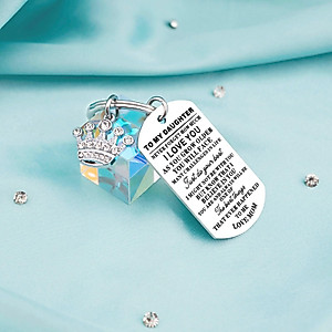 To My Daughter Keychain Daughter Gifts from Mom small Gifts for Daughter Teen Girls Birthday Easter Christmas Gifts Stocking Stuffers