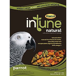 Higgins 466254 Higg Intune Food For Parrot,Multicolor