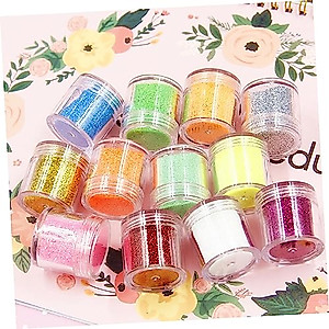 Mica Pigment 36 Pcs/Set Mica Pigment Glitter Powder Mica Powder Craft Supplies Material Glitter Sequins Craft Supplies Glitter Sequins