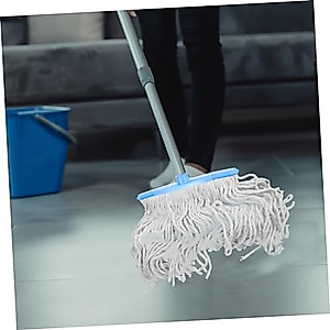 Beavorty Replaceable Mop Head Mop Heads Wet Mop Looped End Rope Mop Head Commercial Mop Heads Industrial Mop Heads Mop Floor Cleaner Pad Mop Refill Replacement Mop Pads Cotton