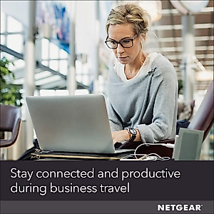 NETGEAR Mobile Wi-Fi Hotspot, 4G LTE Router AC797-100NAS, 400Mbps Download Speed, Connect Up to 15 Devices, Create a WLAN Anywhere, GSM Unlocked
