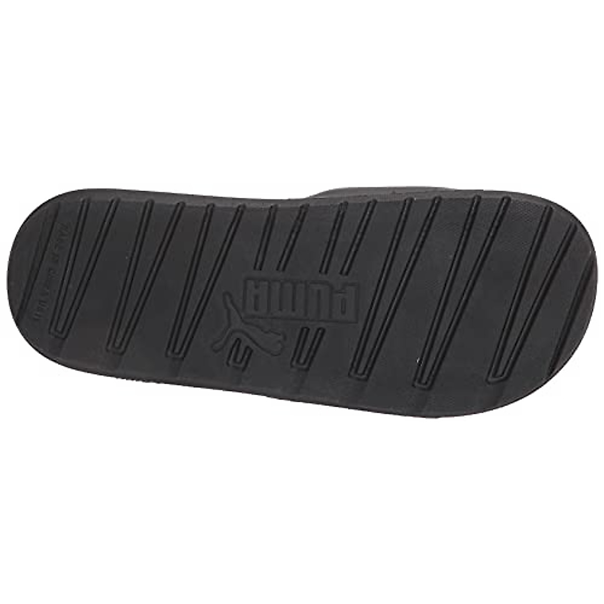 PUMA womens Cool Cat Slide Sandal, Puma Black-rose Gold, 9 US