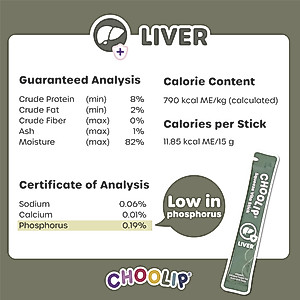 Squeeze Vita Stick Cat Treats Lickable and Dog Treats. 7pc Liver Support Pouch for Cats and Dogs. Soft Paste Tubes for Dog Lick Mat, Senior Cat Food Wet Cat Food Toppers, Multivitamin for Dog Food