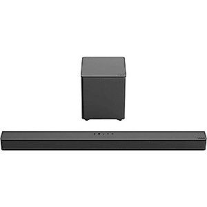 VIZIO V-Series 2.1 Channel Soundbar System with 5-inch Wireless Subwoofer - Black (Renewed)