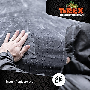T-REX 285988 Waterproof Tape, 2-Inch x 5 ft, 3-Inch Core, Black