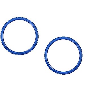 Yaner Glossy Replacement Accessories Accent Rings for DualSense 5 PS5 Controller - Controller NOT Included(Blue）