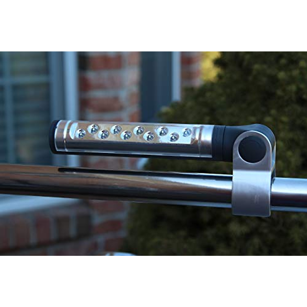 Barbecue Grill Light BBQ Grill Light- Battery Operated Led BBQ Light Aluminum Clamp Barbeque Grill Light - Cooking Light for Outdoor Grilling One of The Best Grill Accessories - BBQ Lights