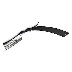 Straight Razor Shave Ready Hand Made Sharpened Vintage Wood Handle Steel Blade - Kingsland Shaving Co. - Professional Barber Approved Cut Throat Honed Straight Edge Blade Shaving Kit