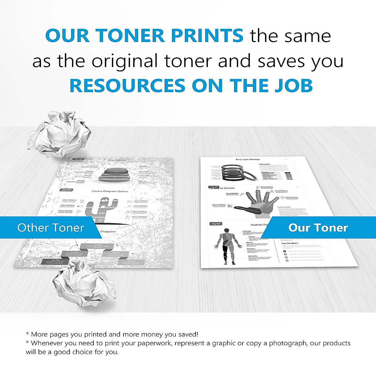 42A Q5942A Toner Cartridge with CHIP 2 Pack: High Yield Replacement for HP 42A Black Toner Cartridge Q5942X Q5945A Works with Laser 4200, 4250, 4300, 4350, M4345 MFP Series Printer | Q5942A 42A Ink