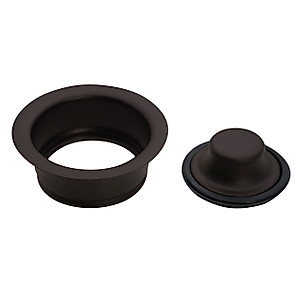 Westbrass R2089-12 Incinerator Style Disposal Flange and Stopper, Oil Rubbed Bronze