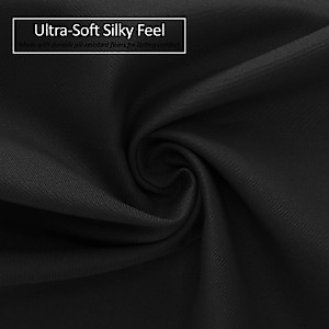 Nestl Soft Pillow Shams Set of 2 - Double Brushed Microfiber Pillow Covers - Hotel Style Premium Bed Pillow Cases, with 1.5” Decorative Flange, King 20"x36" - Black