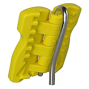 The Original Fat Ivan Fold Up Doorstop Wedge with Magnet - Yellow (2 Pack)
