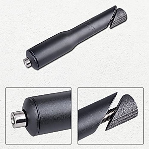 TRIWONDER Bike Quill Stem Adapter Riser Fork Stem Extender Aluminum Quill Stem Converter Adaptor for BMX MTB Road Mountain Bicycle (Black, 25.4mm x 150mm)