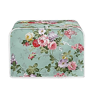 Yiekeluo Big Rooster Toaster Cover 2 Slice Bread Toaster Oven Dustproof Cover Kitchen Broiler Organizer Bag,Washable & Waterproof