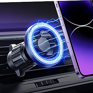 LISEN for MagSafe Car Mount [16 Strong Magnets] Magnetic Phone Holder for Car, Hands Free iPhone Car Holder Mount Vent Phone Mount for Car Fit for iPhone 14 13 12 Pro Max Plus Mini