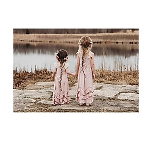 Floral Fall Adjustable Bridal Flower Garland Headband Flower Crown Hair Wreath Halo F-83 (A)