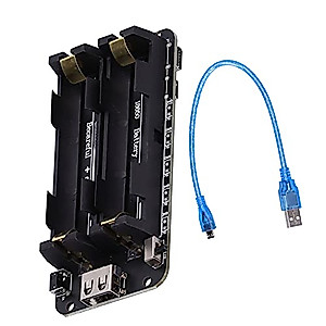 18650 Battery Holder Case with LED Indicator Battery Box for Raspberry Pi