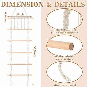 Geetery Macrame Hair Claw Clip Organizer Boho Hanging Hair Clip Holder and Storage for Women Large Headband Hair Bows Holder Organizer Hair Accessories Display Storage for Room Wall Door Closet