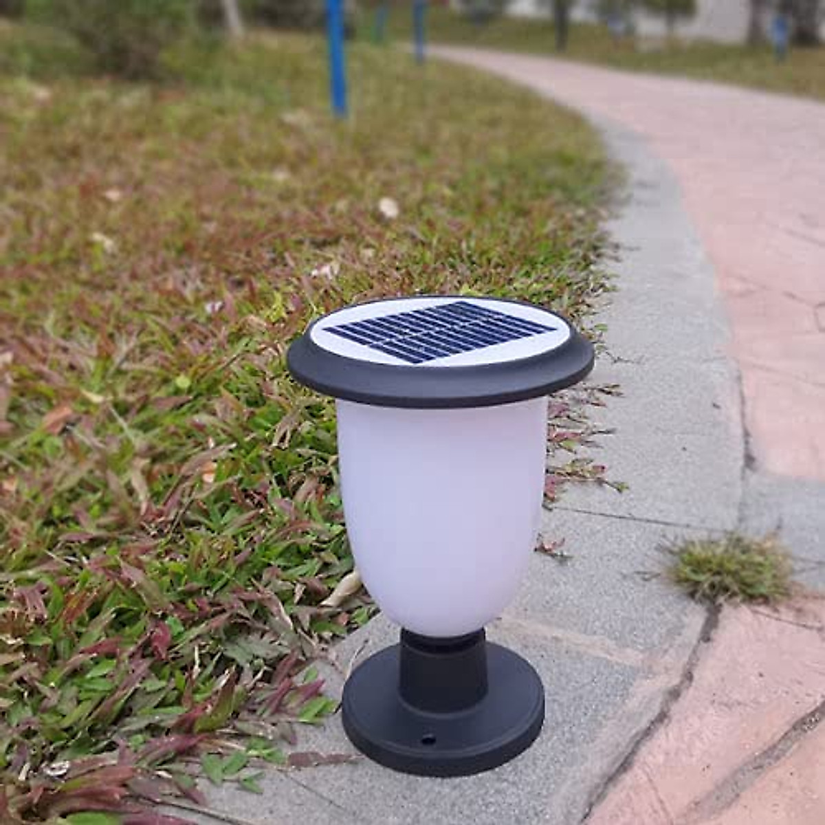 MHCZBGY Outdoor Solar lamp Waterproof Solar Column lamp Outdoor Garden Villa Pillar Lights Garden Villa Decorative Lamp Home Outdoor Column Headlights