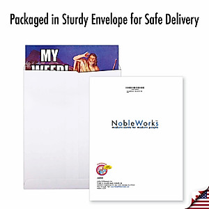 NobleWorks - Big Funny Birthday Greeting Card 8.5 x 11 Inch with Envelope (1 Pack) Large Jumbo Bday Moses' Bush J4300