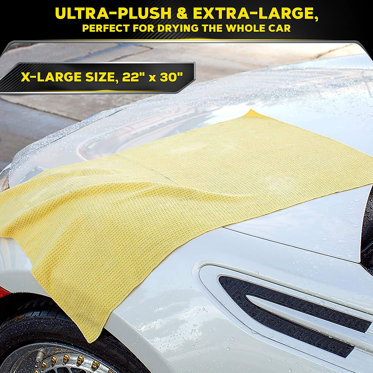 Meguiar's X2000 Water Magnet Microfiber Drying Towel, 22" x 30" - 1 Towel