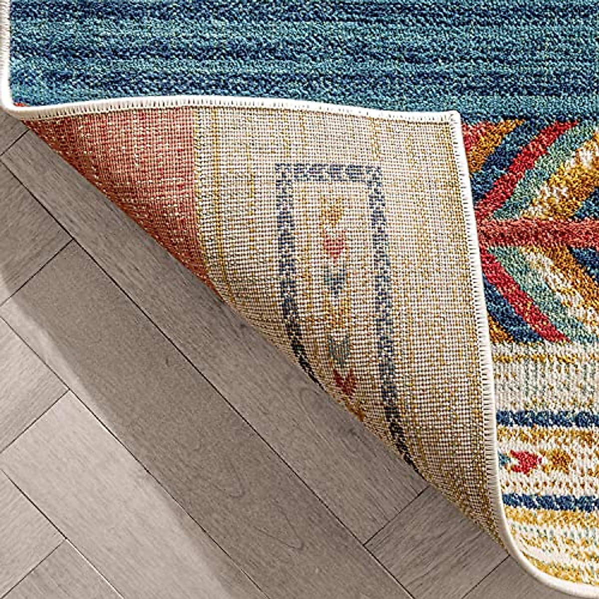 Well Woven Dustin Crimson Southwestern Medallion 5'3" x 7'3" Area Rug