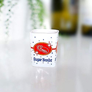 Fallout Sugar Bombs Breakfast Cereal Square Shot Glass | 2 Ounce Shot Glass