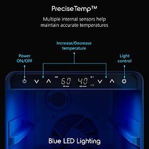 Zephyr Brisas 24 Inch Wine Fridge Dual Zone Under Counter Countertop Wine and Beverage Cooler Cabinet Home Bar Drink Beer Freestanding Refrigerator with Double Door 21 Bottles 64 cans