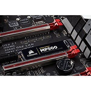 CORSAIR FORCE Series MP500 240GB NVMe PCIe Gen3 x4 M.2 SSD Solid State Storage, Up to 3,000MB/s