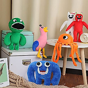 AndeanSun 9 in Plush Doll Toy, Garten of Banban Plushies Toy for Game Fans Gift, Horror Stuffed Figure Doll for Kids and Adults, Great Easter Basket Christmas Stocking Stuffers Choice (6PCS)