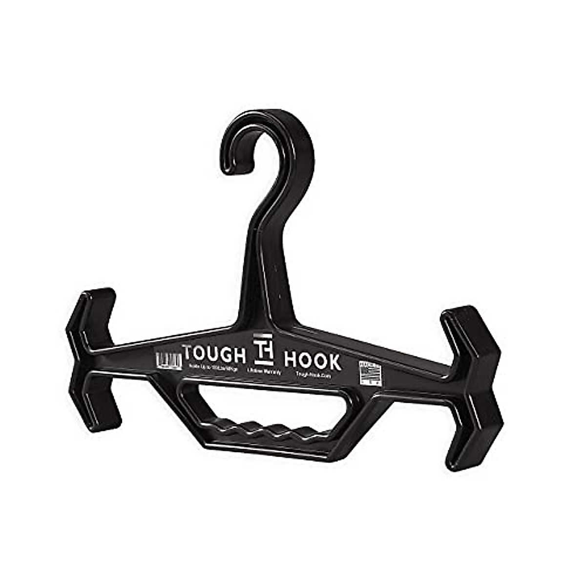 Tough Hook Original Hanger Max Pack Set of 4 | 2 Grey and 2 Black |USA Made | Multi Pack