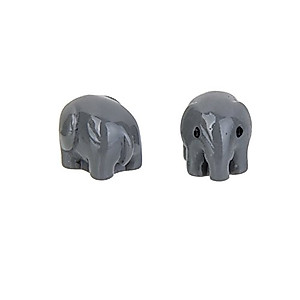 10Pcs Miniature Grey Elephant Fairy Garden Moss Micro Landscape Bonsai Decor Craft