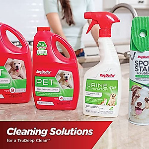 Rug Doctor Pet TruDeep Carpet Cleaner, Pet Upholstery Tool, Best-In-Class Suction Power, Dual Brush Cross-Action Technology for One-Pass Cleaning