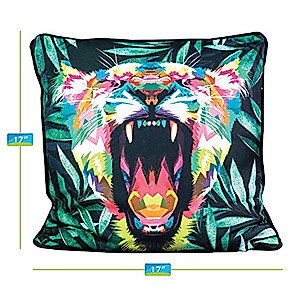 Sun-Ray 214011 Seat Cushion with Flame Retardant Filling, Multi-Color
